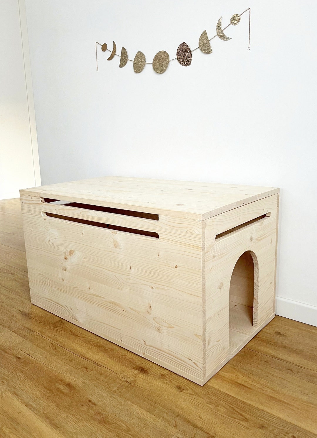 Bunny Litter - Digging Box Cabinet, Modern Hutch for Guinea Pig, Rabbit ...