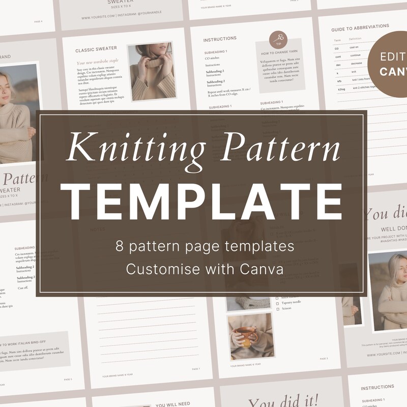 Pattern Templates - Etsy