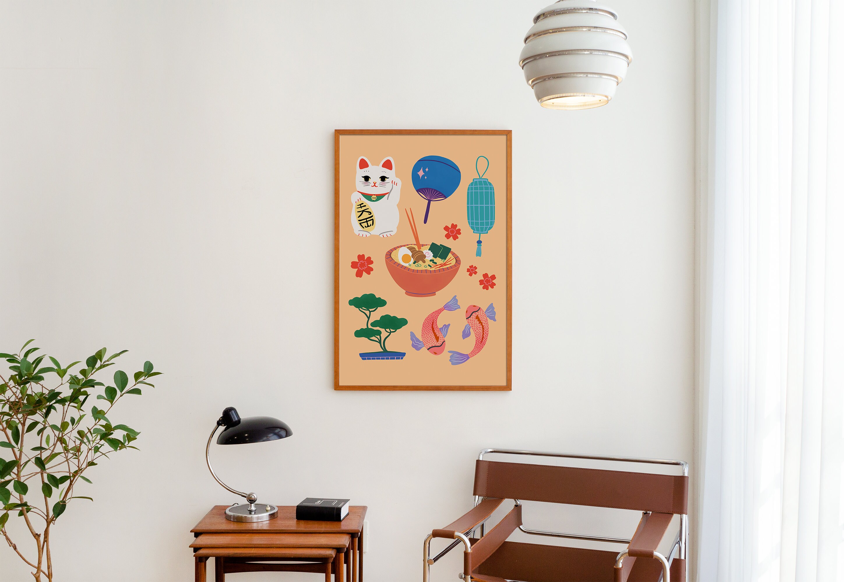 Japanese Ramen Wall Print Digital Download Print Maneki - Etsy