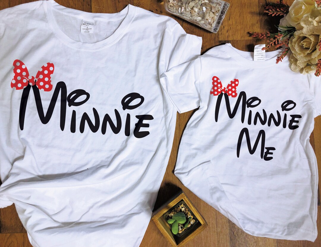 Minnie and Minnie Me SVG (Download Now) - Etsy