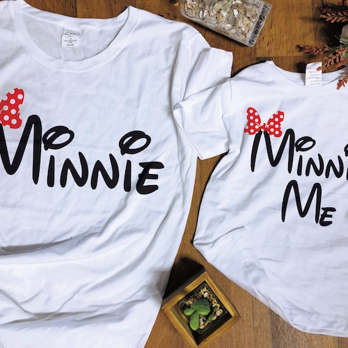 Minnie and Minnie Me SVG - Etsy