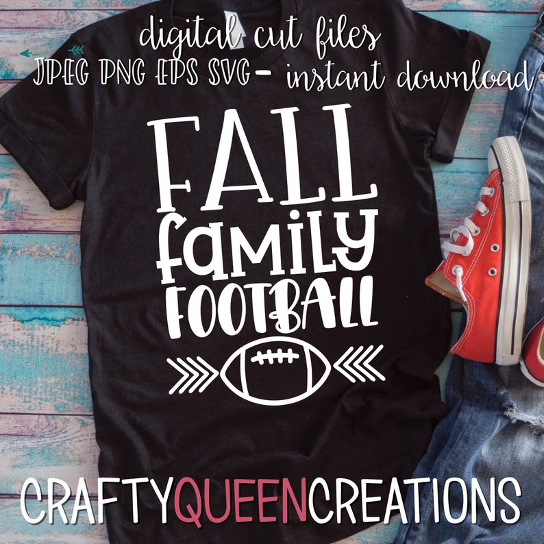 Family Fall and Football SVG - Etsy