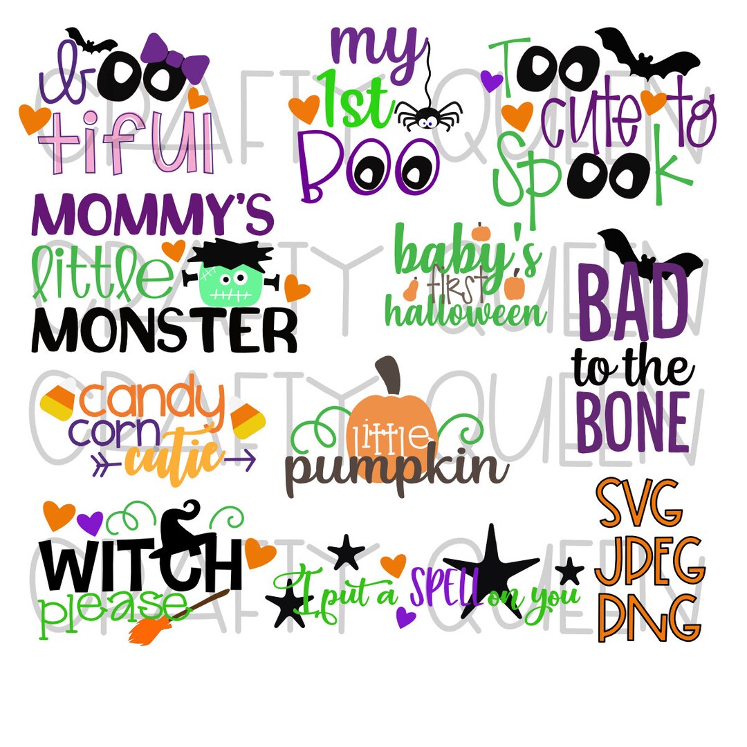 Halloween Bundle Digital Pack - Etsy