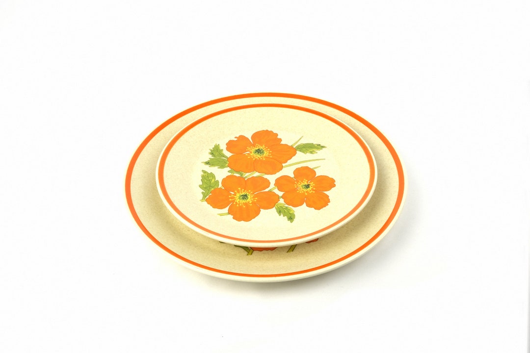 Lenox Fire Flower Dinner & Salad Plates - Etsy