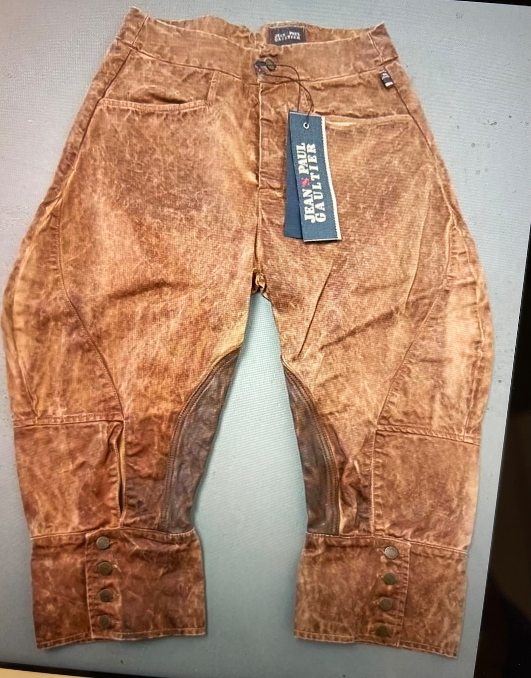 Jean Paul Gaultier Very Rare and Original Vintage Knickerbocker Trouser ...