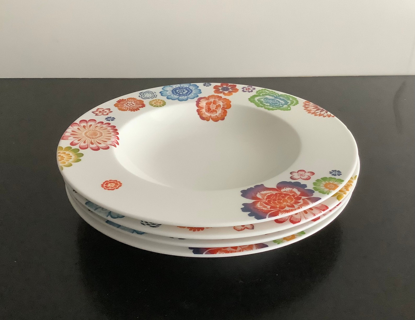 Villeroy and Boch Anmut Bloom Very Rare Large Pasta Plate / Rim Soup ...