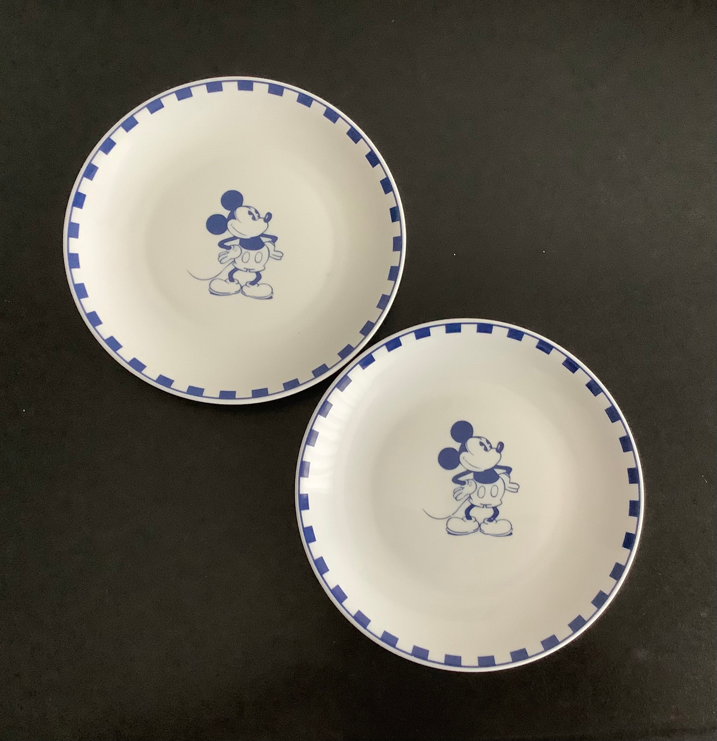 Guy Degrenne Mickey Mouse Plate 7.8 Inches Set of 2 . Disney Mickey ...