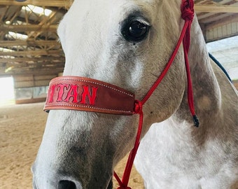 Skinny Bronc Poly Rope Halter - Etsy