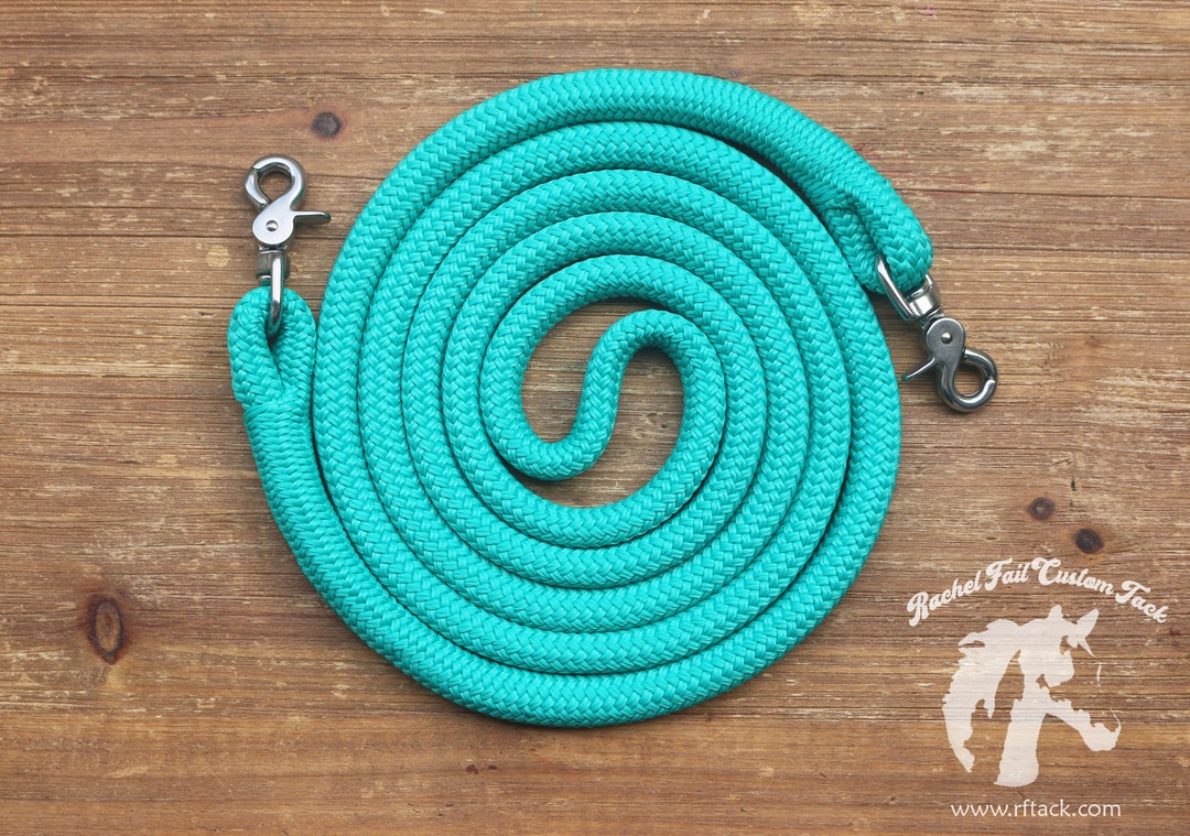 Heavy Yacht Rope Reins - 22 Colors Available - Stainless or Solid Brass ...