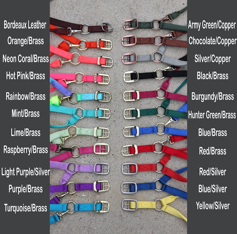 Custom Nylon Bronc Halter Stronger Design Than Tab Style - Etsy