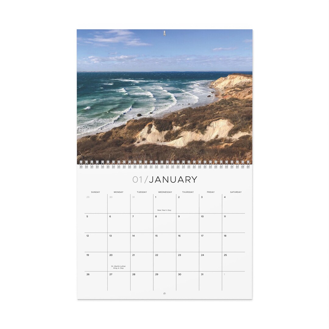 Martha's Vineyard and Nantucket Calendar 2025 Massachusetts Coastal ...
