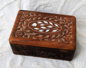 Inlay jewelry box | Etsy