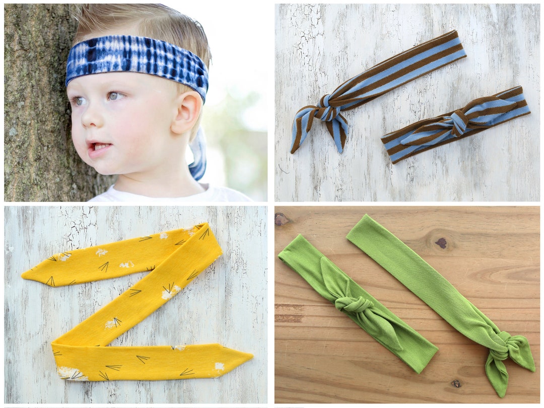 Boy Hair Band / Tie on Fabric Headband / Boyband, Headbands for Boys ...