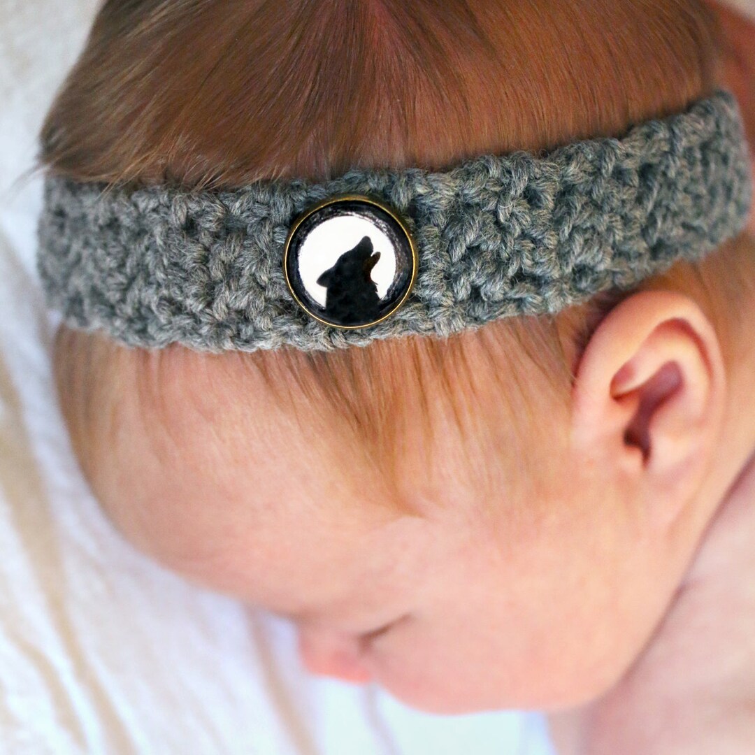 Wolf Headband for Babies and Kids / Wolf Baby Crochet Headband / Boy ...
