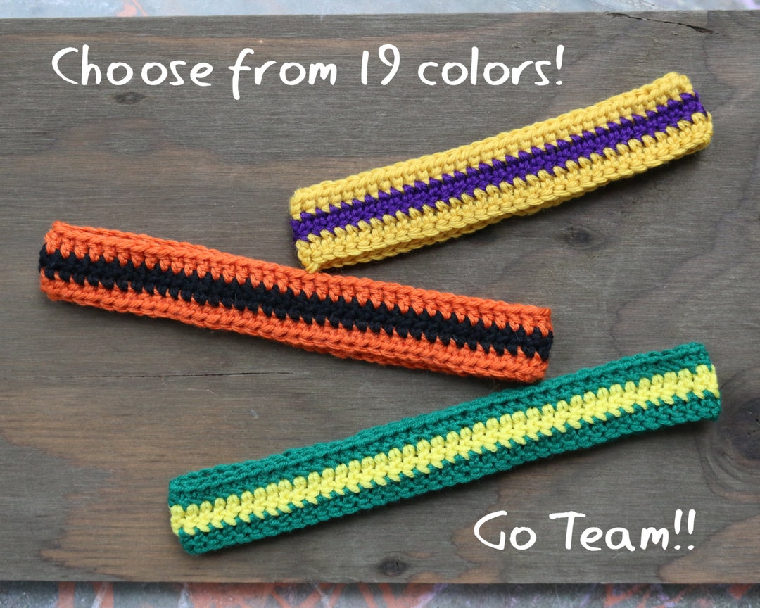 Team Colors Headband: Customizable / Sports Headband / College Football ...