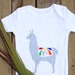 Llama Baby One-piece Bodysuit / Unisex Baby Gift / Llama Baby Clothes ...