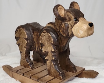 Wooden Rocking Horse - Etsy