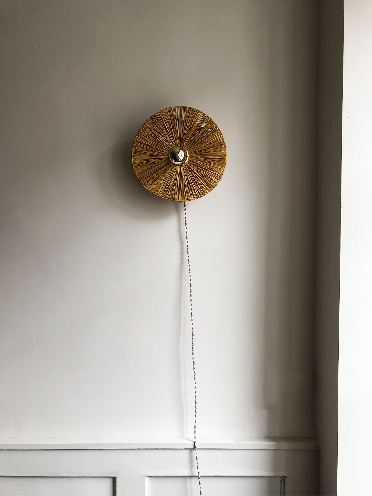 Aplique de pared nómada acabado latón aro FIORE SAFRAN - Etsy España