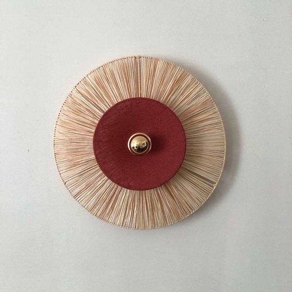 Terracotta Wall Sconce - Etsy