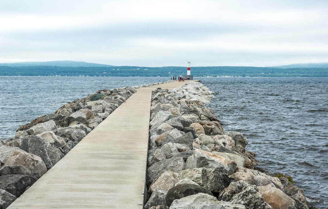 Petoskey Pierhead Lighthouse in Michigan Photograph Print 18 X12 - Etsy
