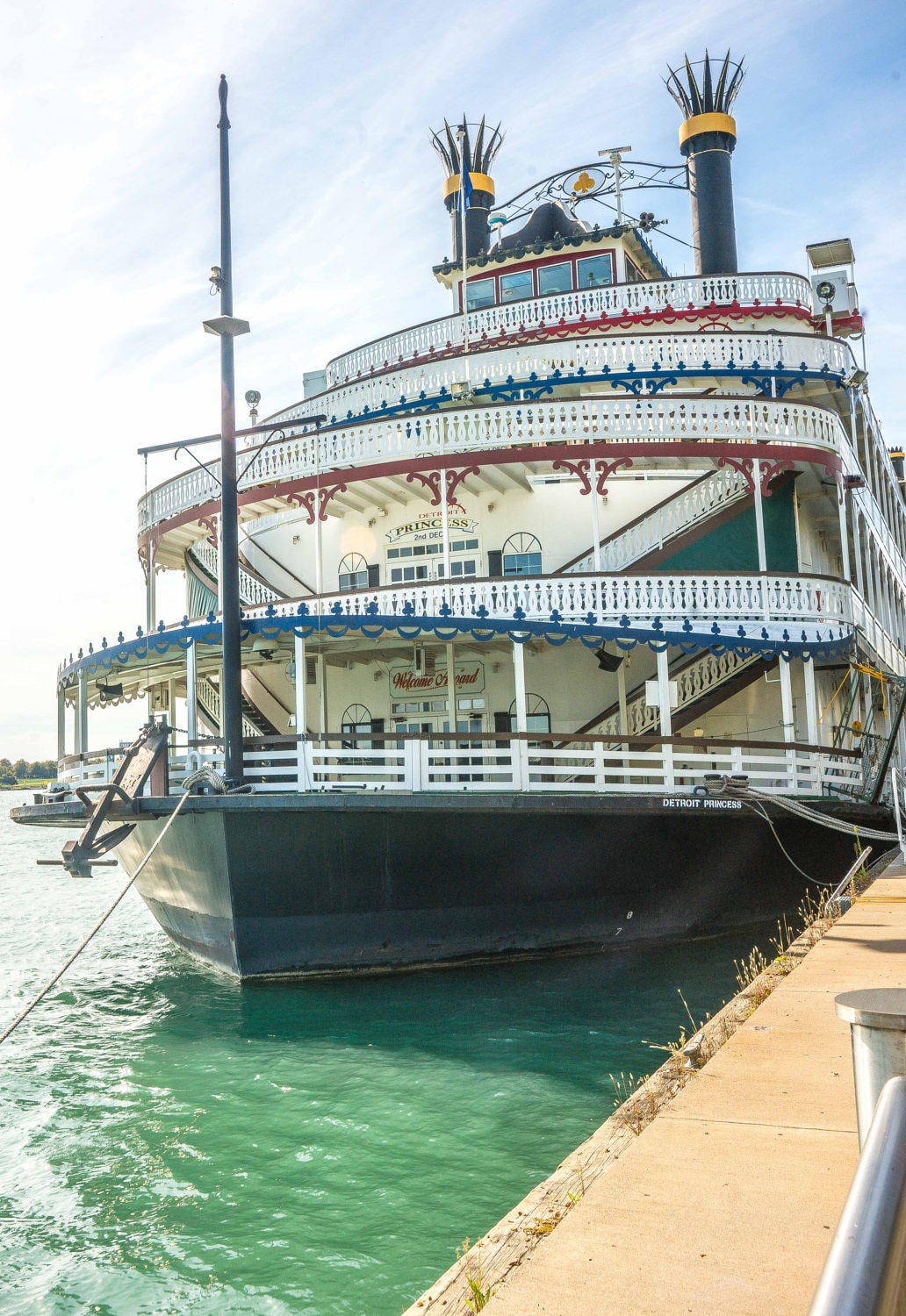 Detroit Princess Riverboat on the Detroit River Photograph Print 12x17 ...