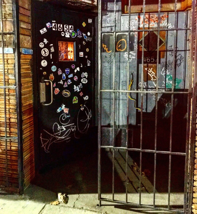 Dark Door and Gate Detroit 8x10 Photo - Etsy