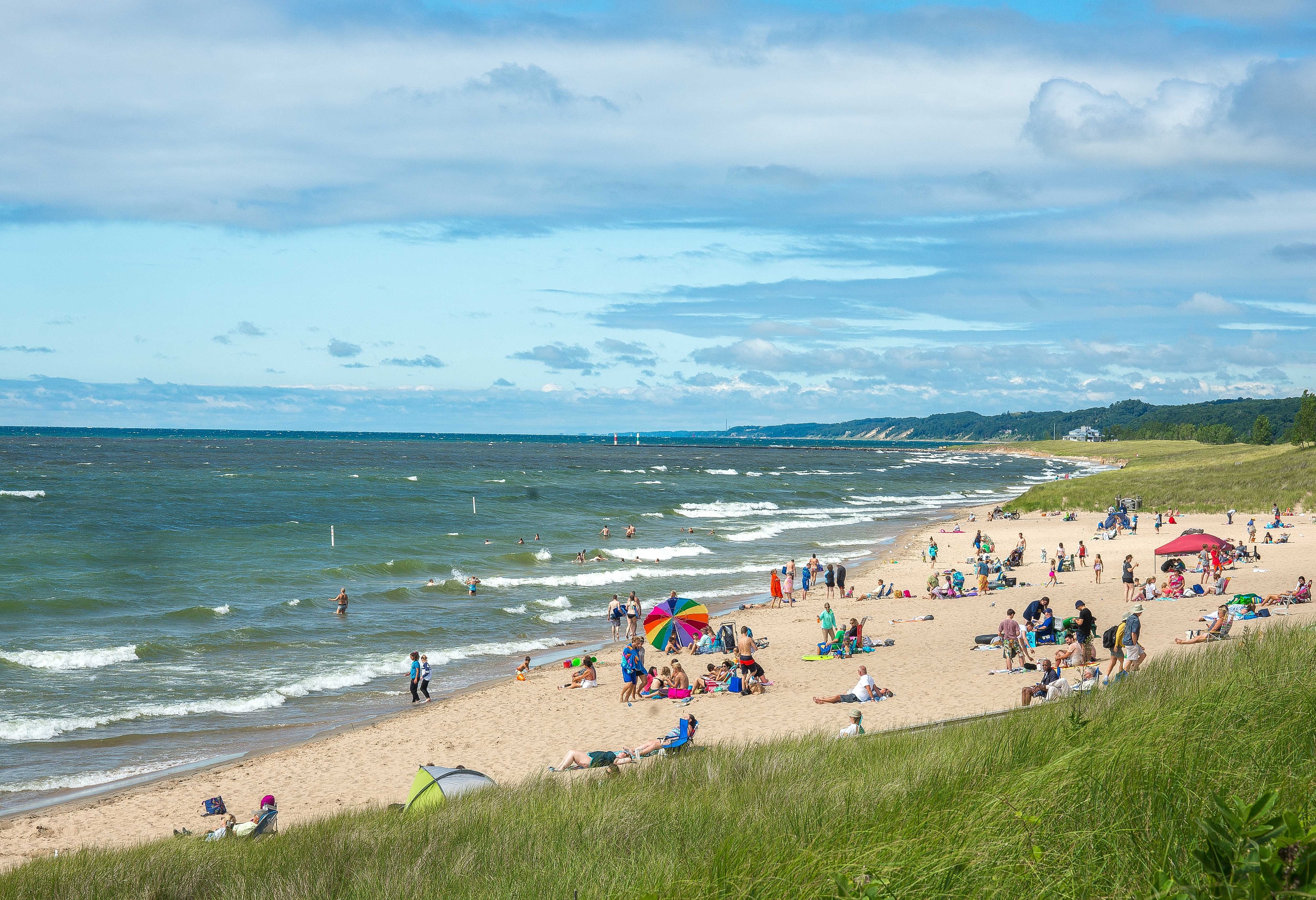 Oval Beach Lake Michigan in Saugatuck Michigan Photograph Print 12 X 18 ...