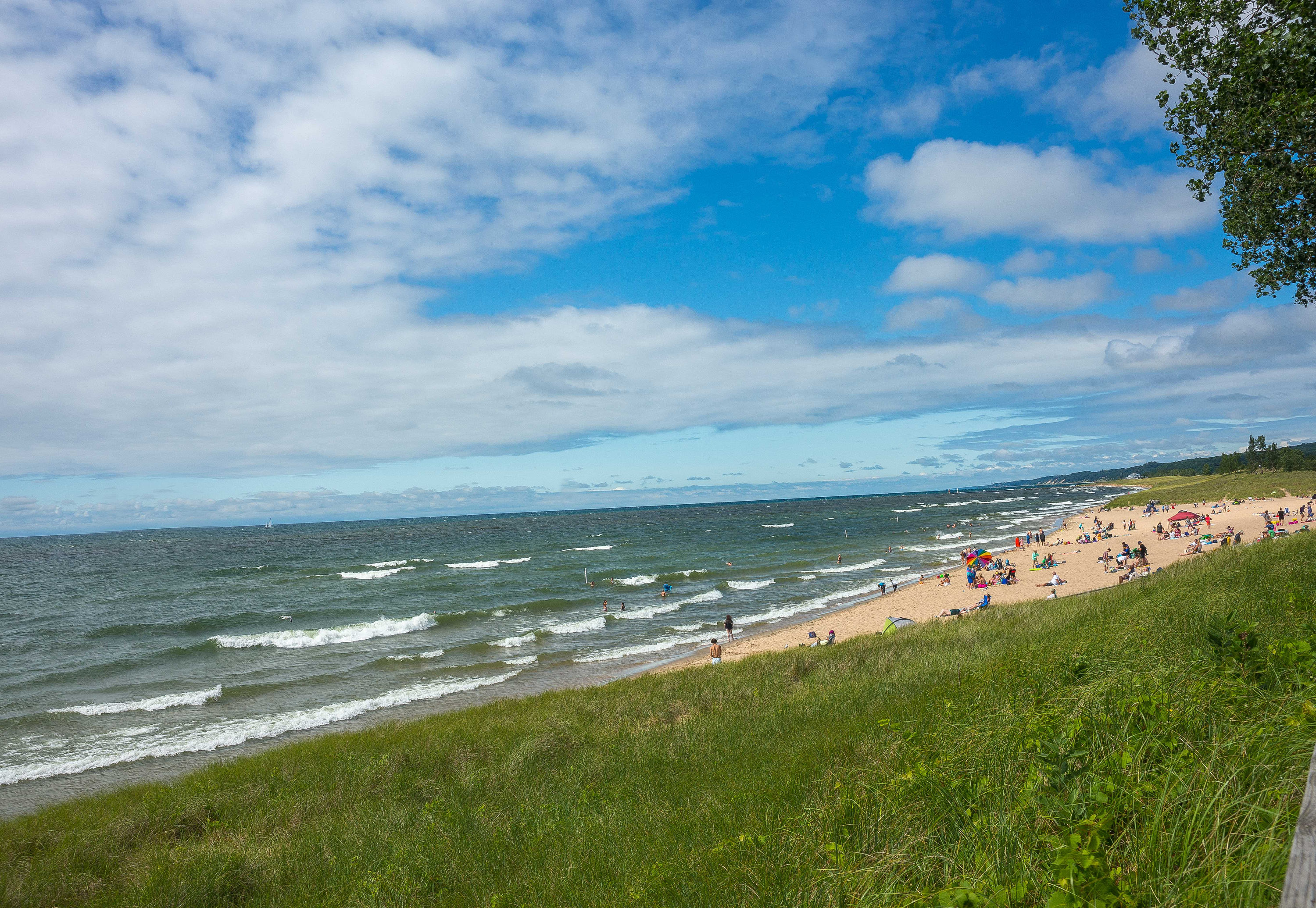Landscape of Oval Beach Lake Michigan in Saugatuck Michigan Photograph ...