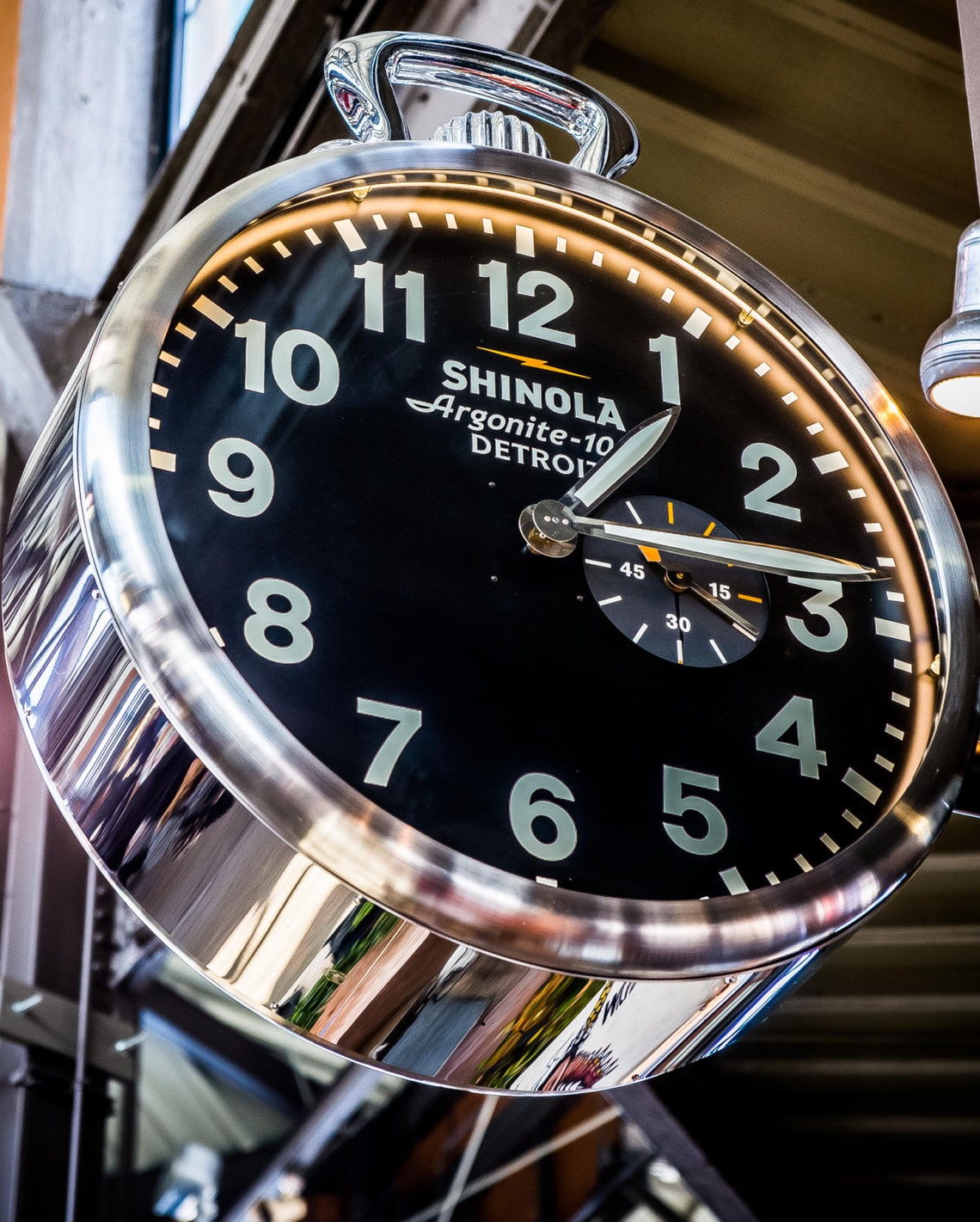 8x10 Shinola Clock in Detroit's Eastern Market Photo - Etsy