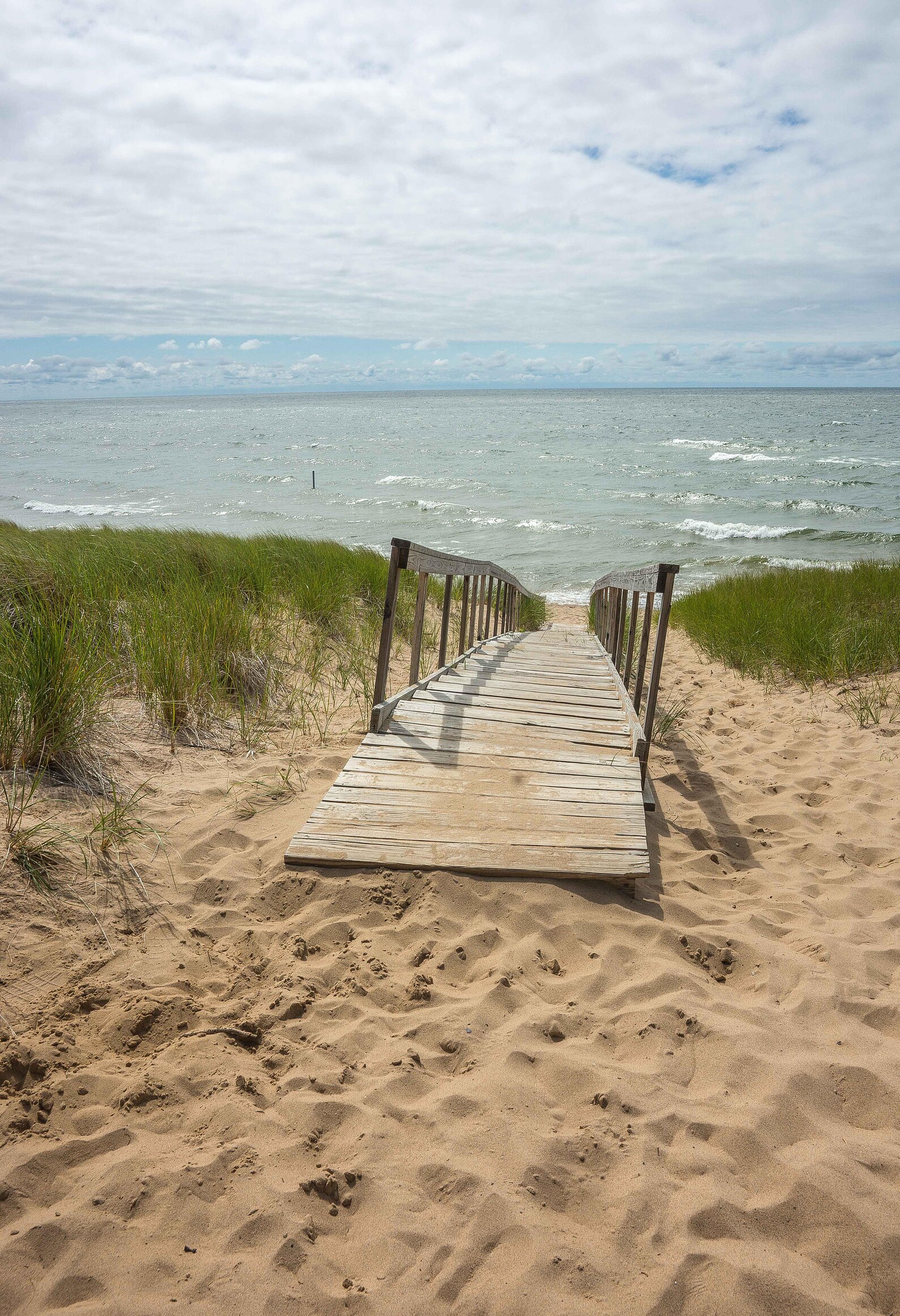 Pathway to Oval Beach Lake Michigan in Saugatuck Michigan Photograph ...