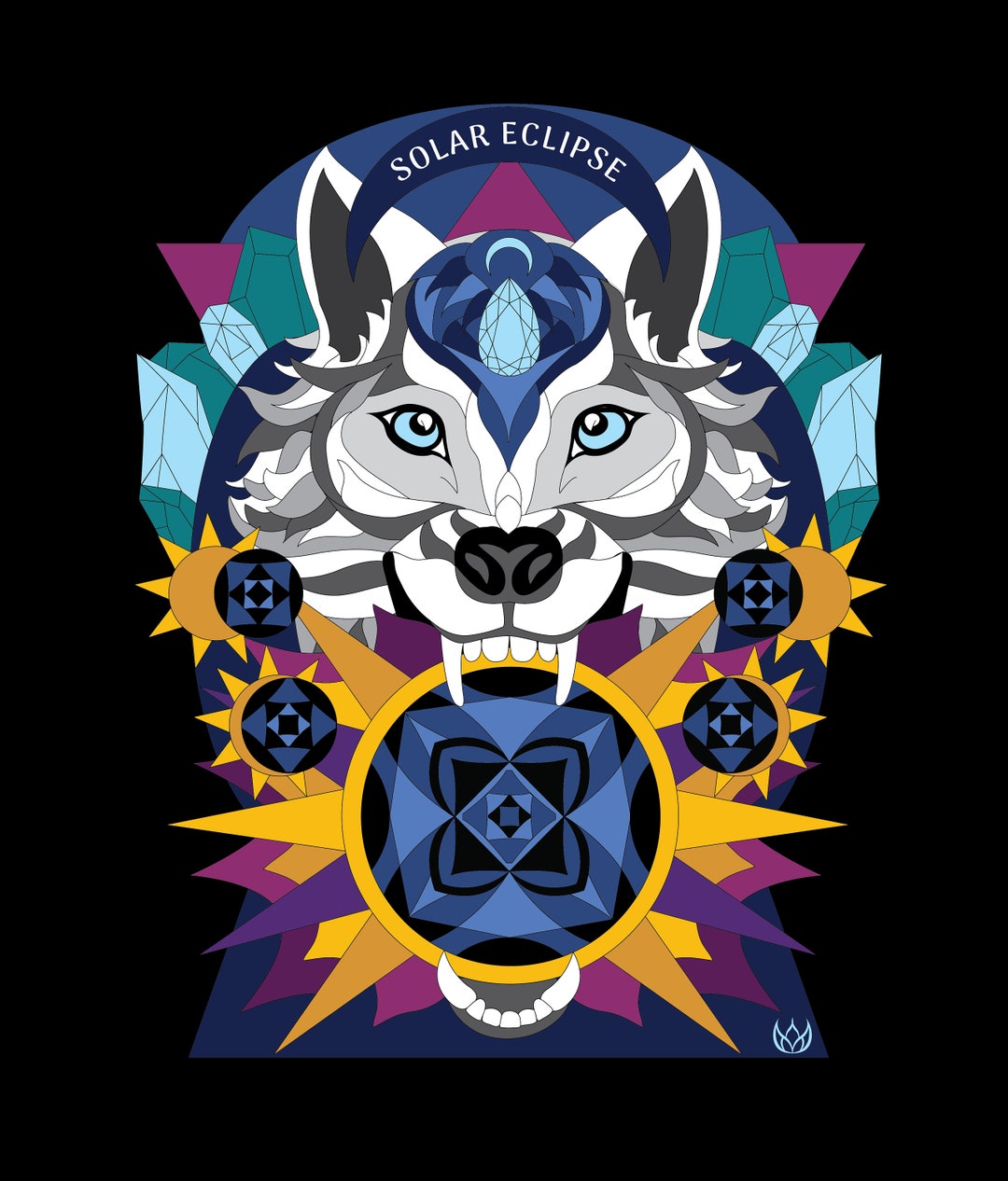 Fenrir Solar Eclipse Sticker - Etsy