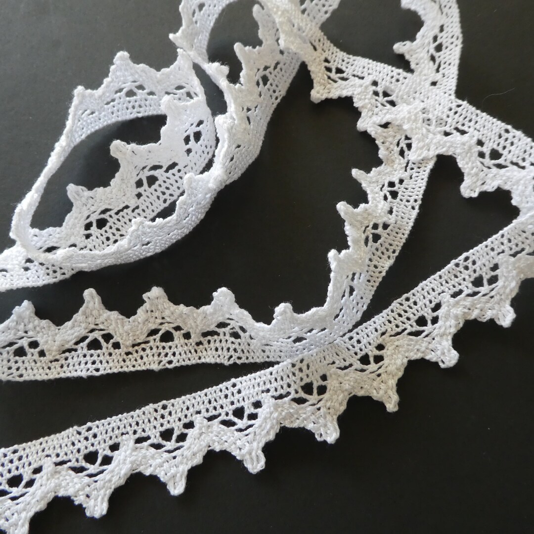 5 Metres White Heavy Lace, 2.5 Cms Wide - Etsy