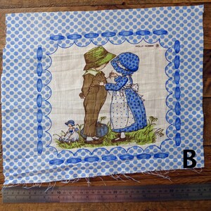 Vintage Holly Hobbie Fabric Square, Quilt Panel - Etsy