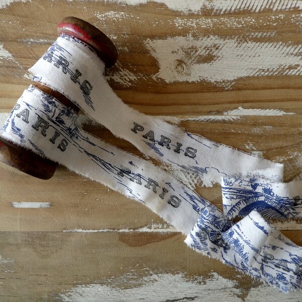 Fabric Toile Ribbon - Etsy