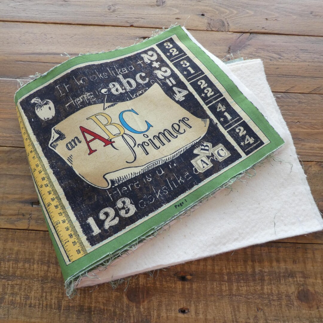 Fabric and Batting to Make Child's Fabric Book, Fabric Book Pack - Etsy