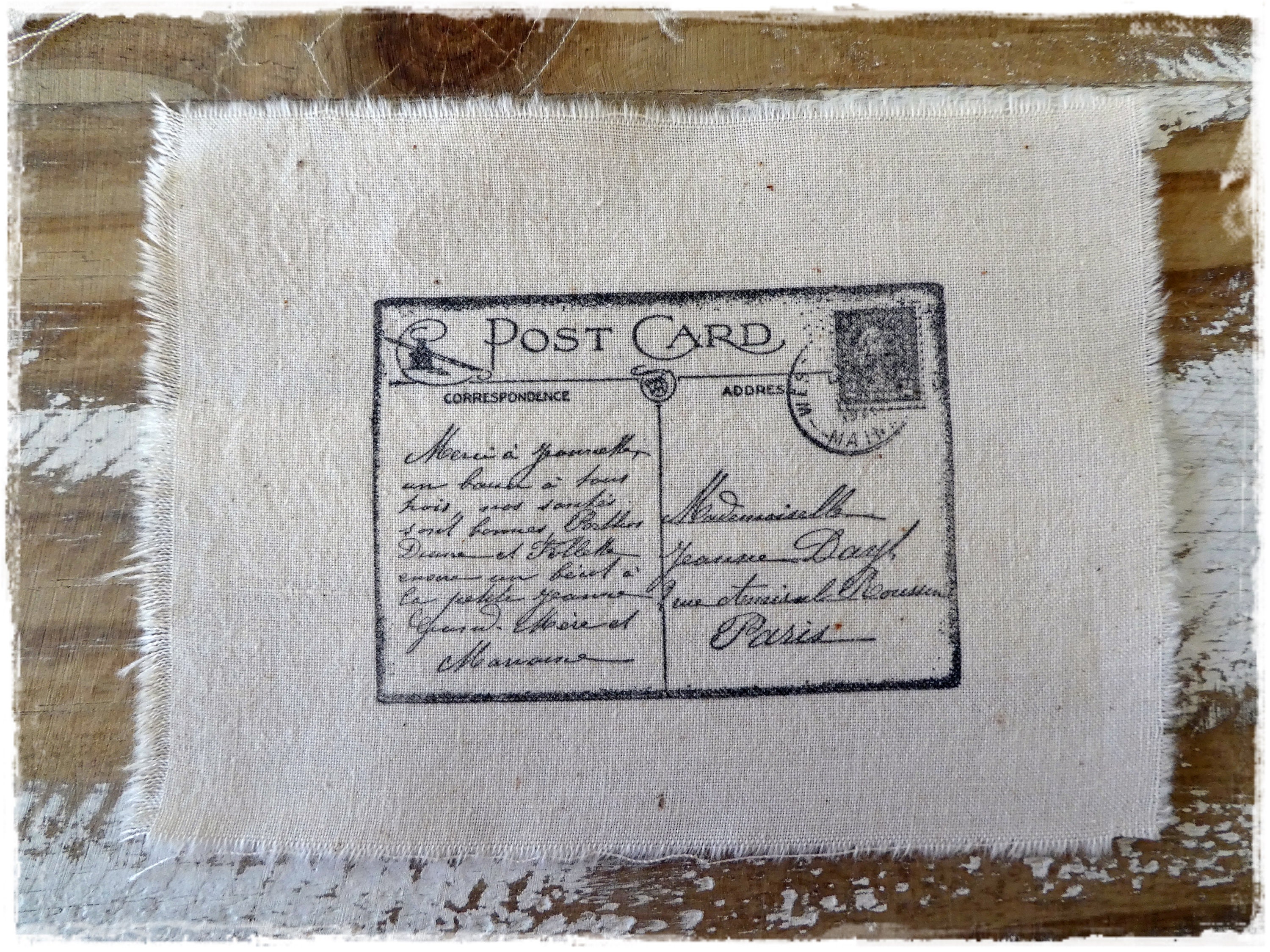 Pack of 6 Hand Stamped Postcard Motifs Pack 8 - Etsy Australia