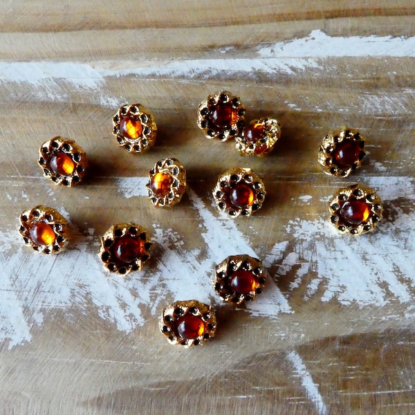 Amber Buttons - Etsy