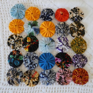 Vintage Yo Yo Quilt Blocks, Suffolk Puff Blocks 5 X 5 - Etsy