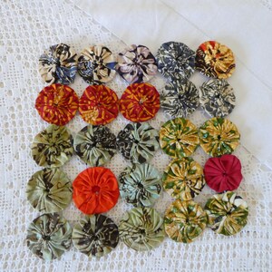 Vintage Yo Yo Quilt Blocks, Suffolk Puff Blocks 5 X 5 - Etsy