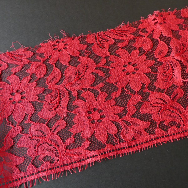 Red Lace - Etsy