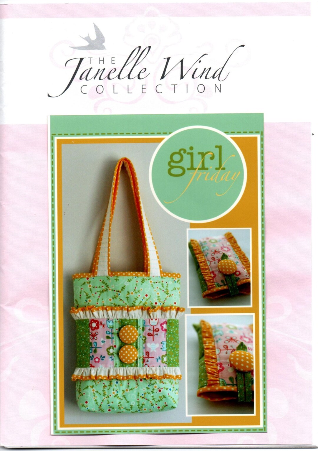 Janelle Wind Girl Friday Sewing Pattern, Bag Pattern, Glasses Case ...