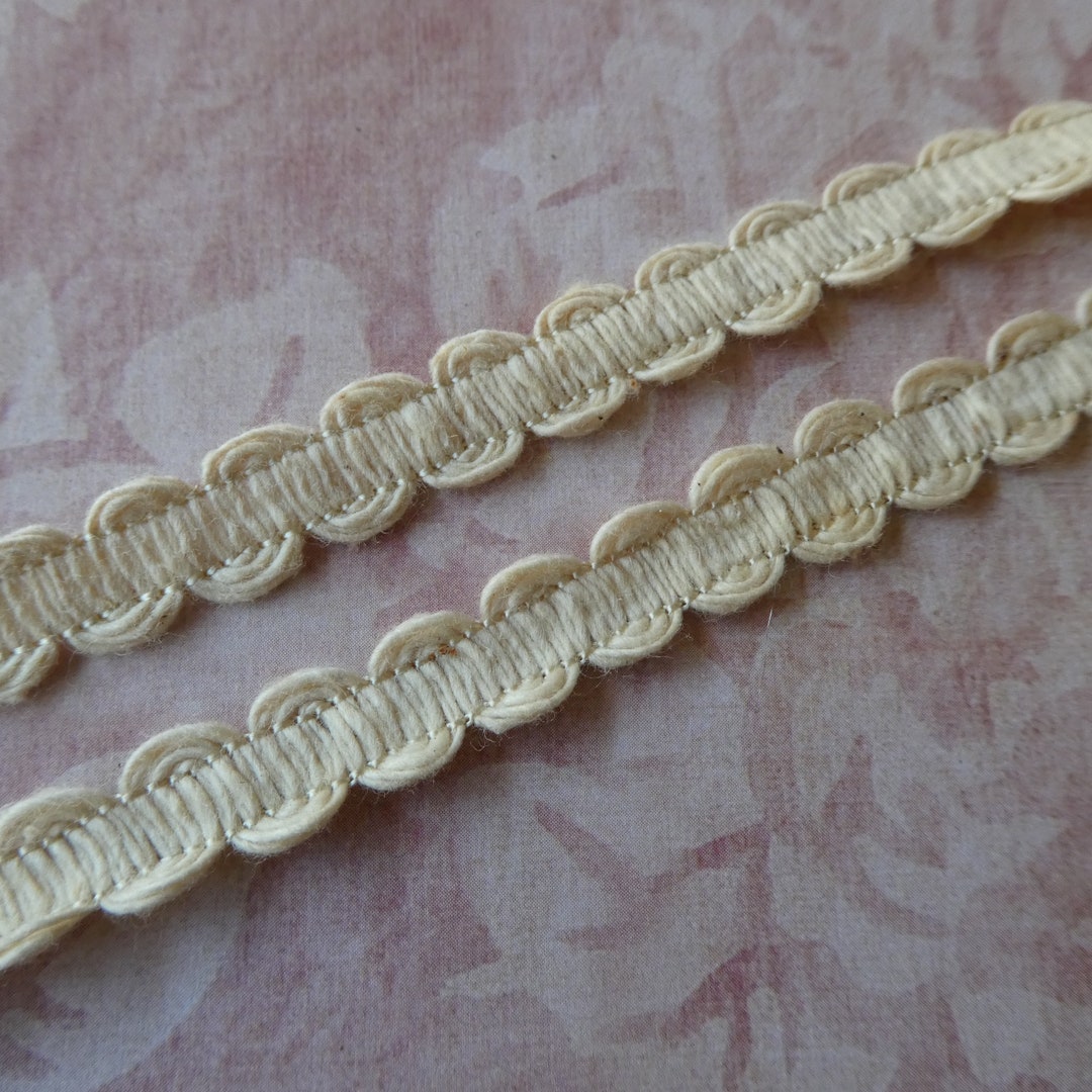 Vintage Cream/beige Gimp Braid, 10 Mms Wide, 20 Metres - Etsy