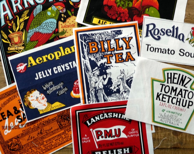 Australian Fabric Labels, Fabric Advertisements - Etsy