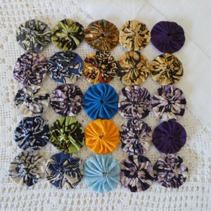 Vintage Yo Yo Quilt Blocks, Suffolk Puff Blocks 5 X 5 - Etsy