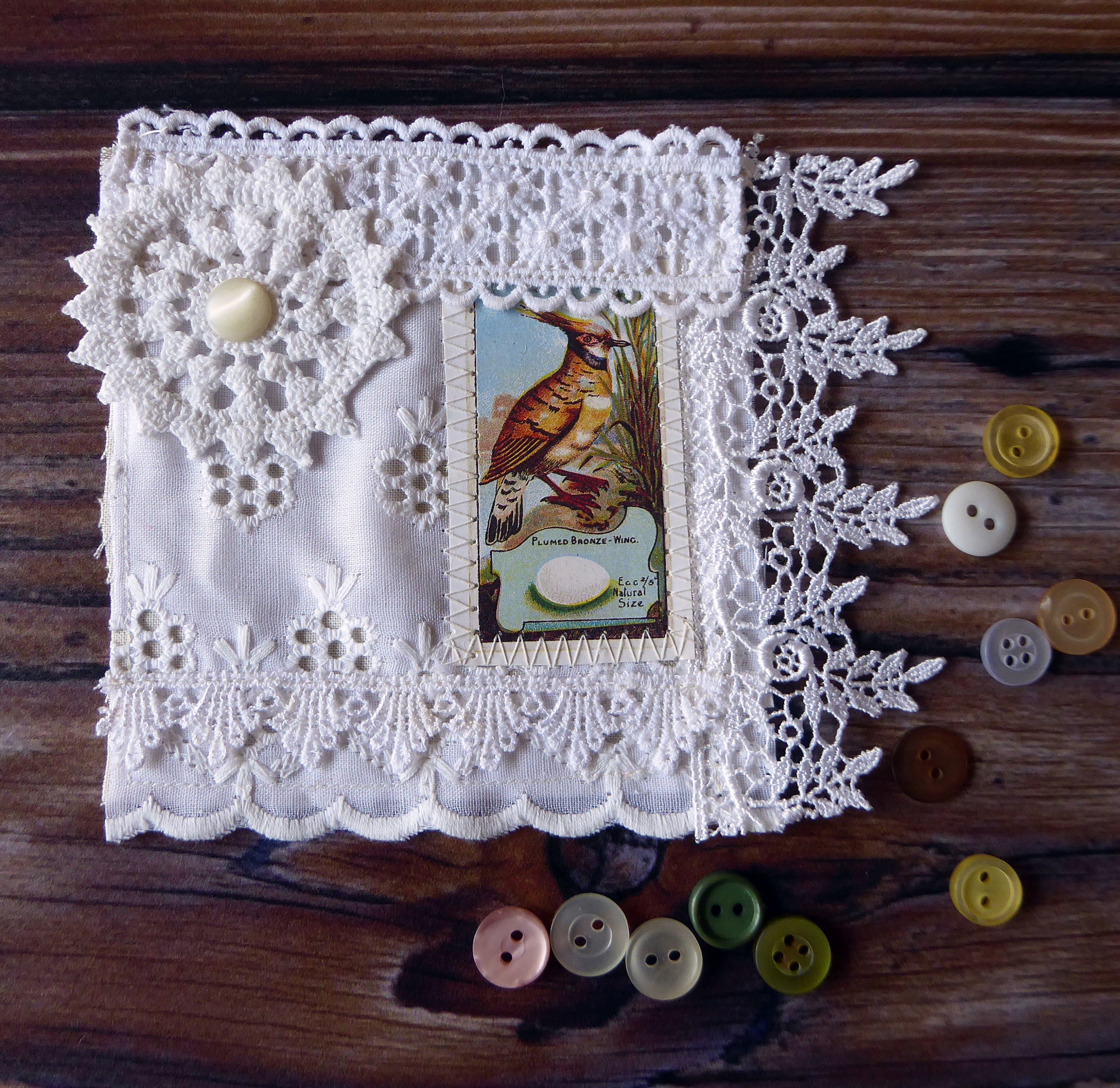 Junk journal embellishments tuck spots scrappy fabric flips Paper ...