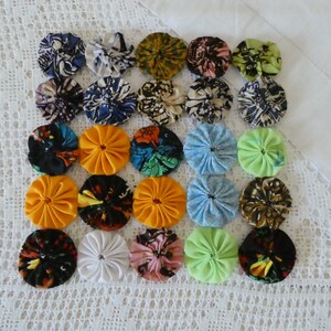 Vintage Yo Yo Quilt Blocks, Suffolk Puff Blocks 5 X 5 - Etsy