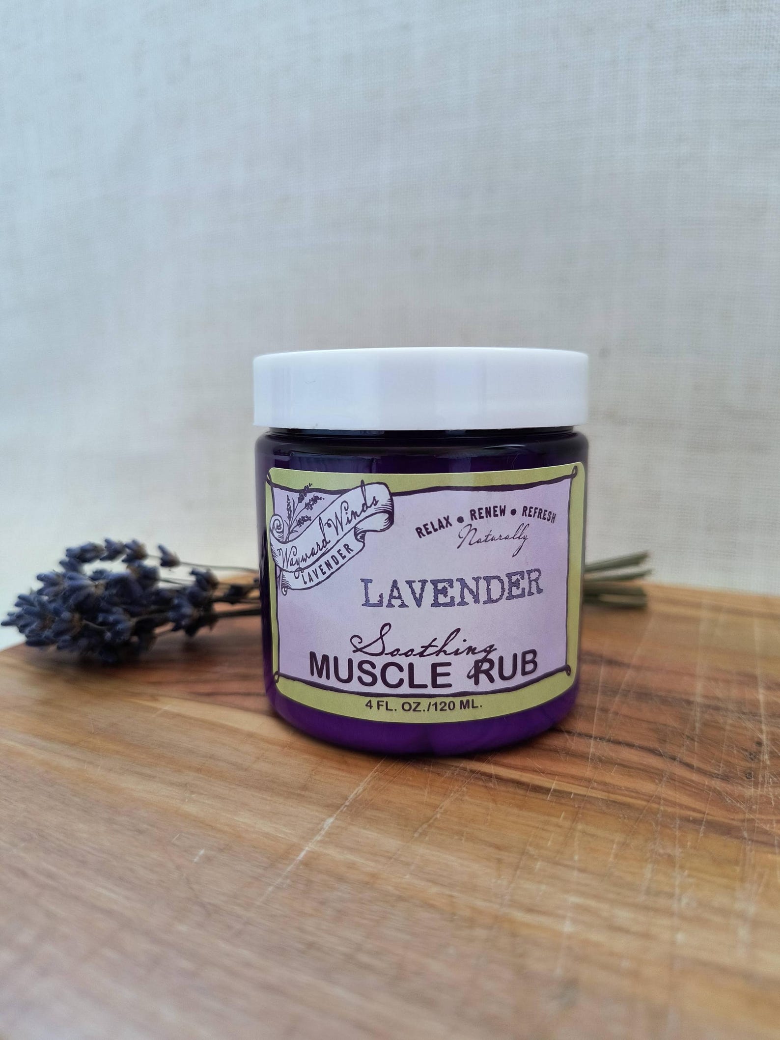 Muscle Rub, Lavender and Rosemary | Oregon Grown Small Batch ...