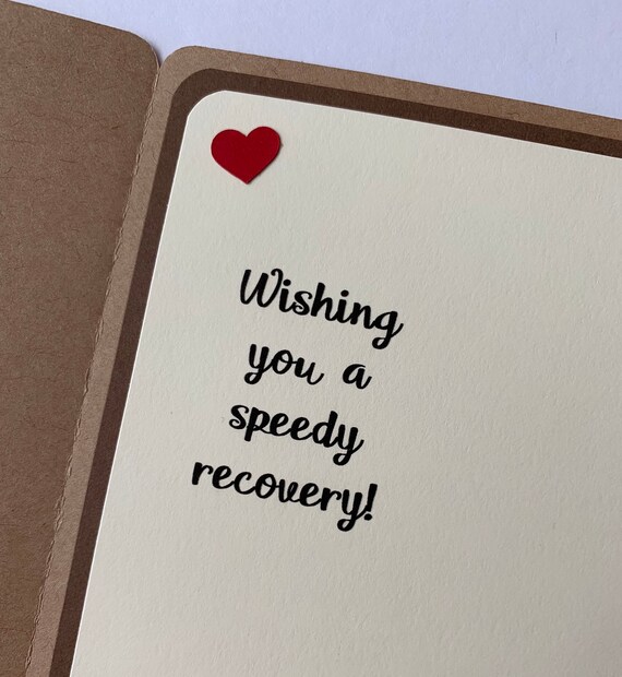 Paper Handmade Feel Better Soon Band-Aid Card,Get Well Soon Card,Sick ...