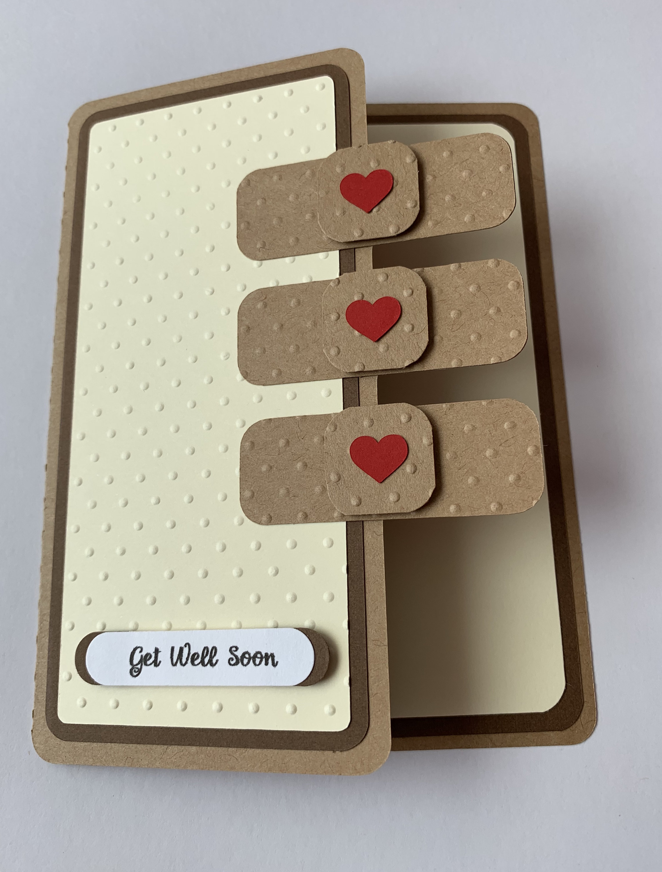 Paper Handmade Feel Better Soon Band-Aid Card,Get Well Soon Card,Sick ...