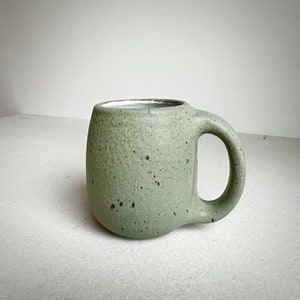 MADE TO ORDER Aged Green Mug 16oz, Ceramic, Pottery, Handmade ...